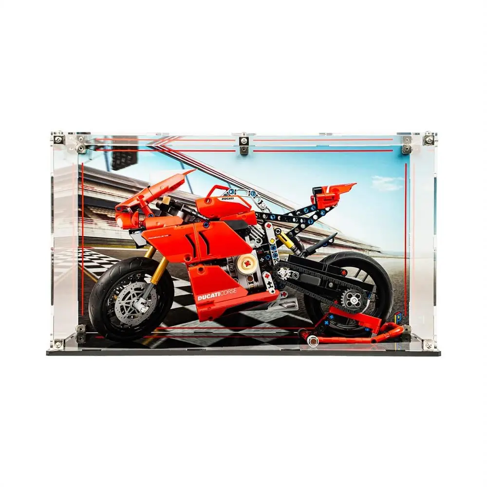 Display Case for LEGO® Technic: Ducati Panigale V4 R (42107)