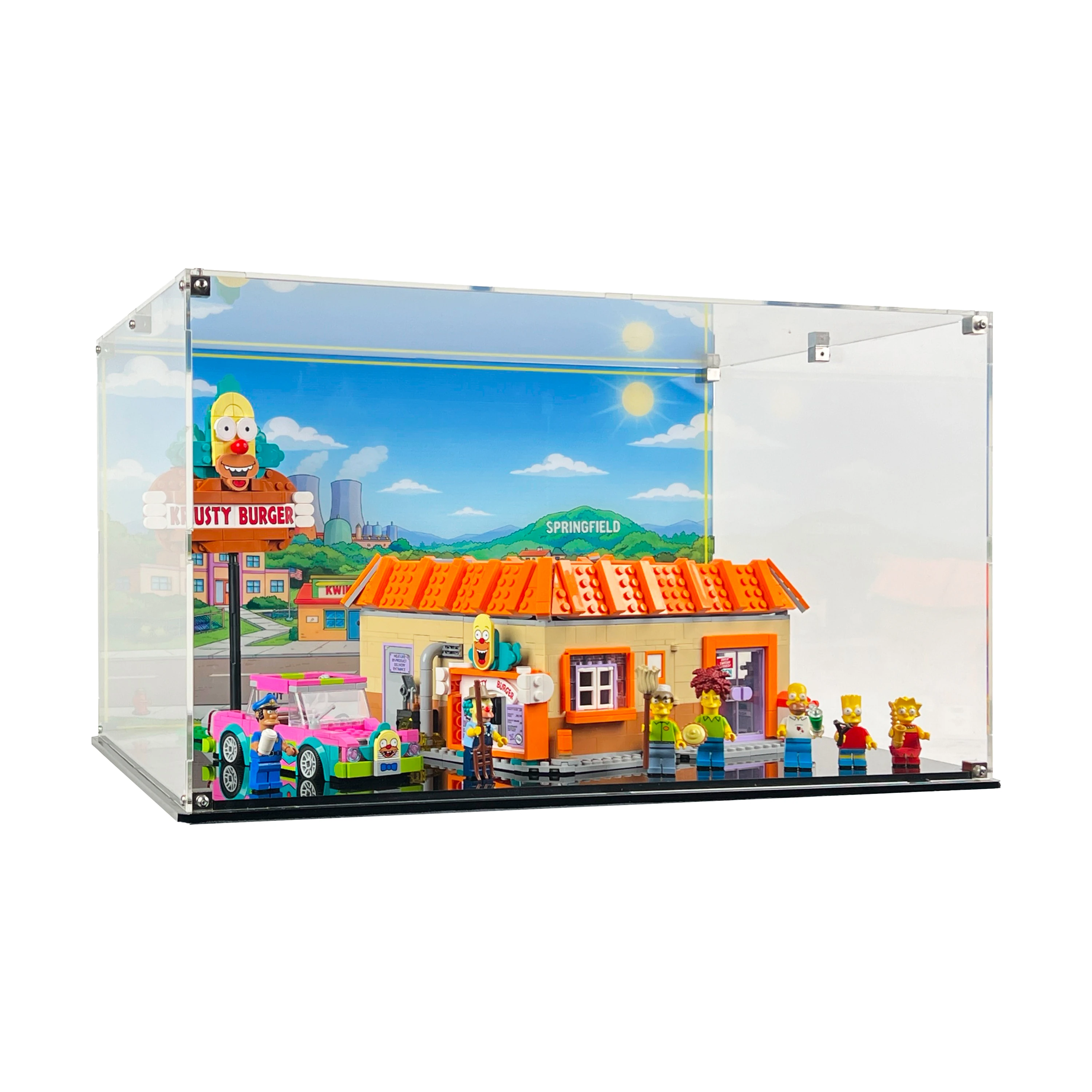 LEGO® Icons: The Simpsons: Krusty Burger (10352) için Sergileme Vitrini