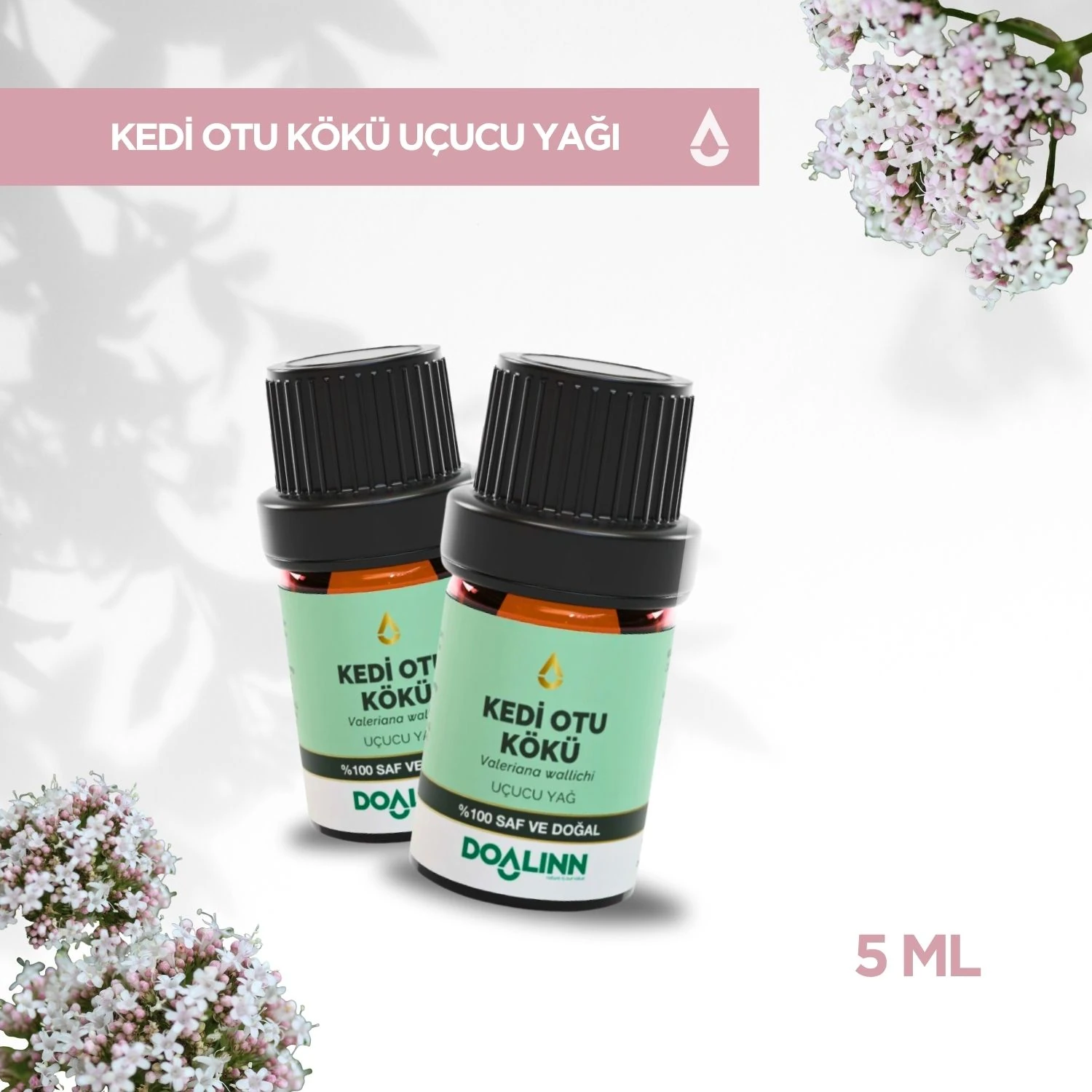 Kedi Otu Uçucu Yağı 5 ml. (Valeriana wallichi) | Doalinn