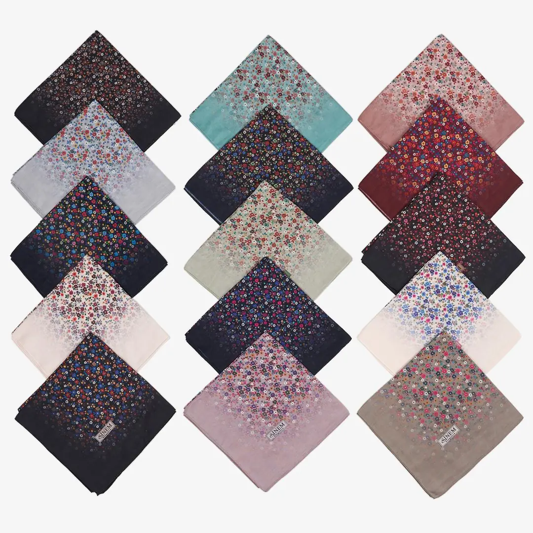 Sinem Elegance Digital İndia Dg-100 6126 Mix Paket Tülbent