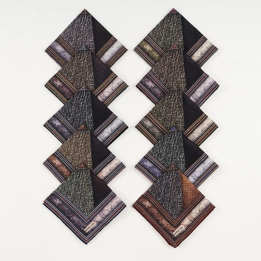 Monalisa El Dikişli Digital Soft Pamuk Dg-100 4671 Mix Paket Eşarp