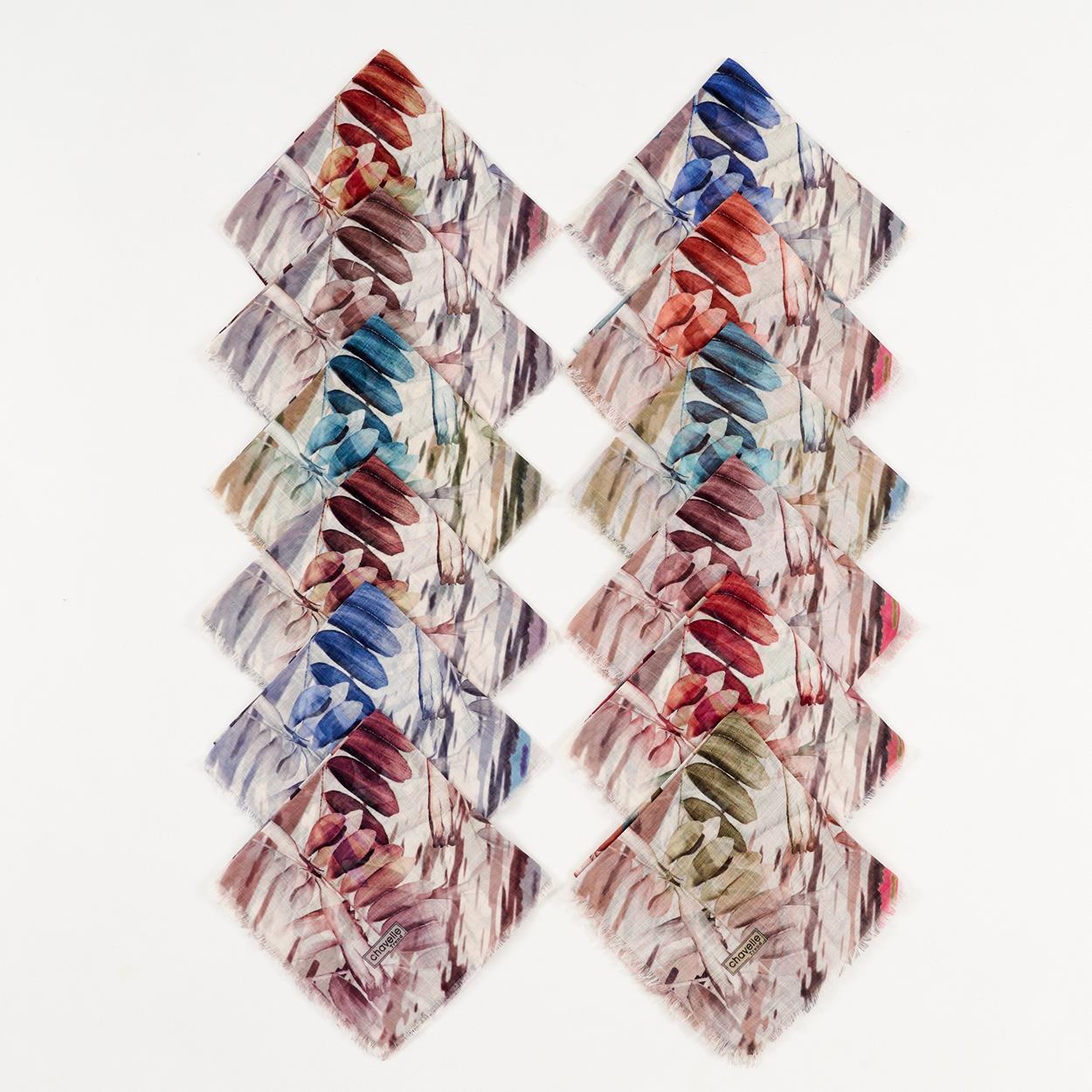 Chavelle Trend Digital Flamlı Dg-100 3051 Mix Paket Eşarp