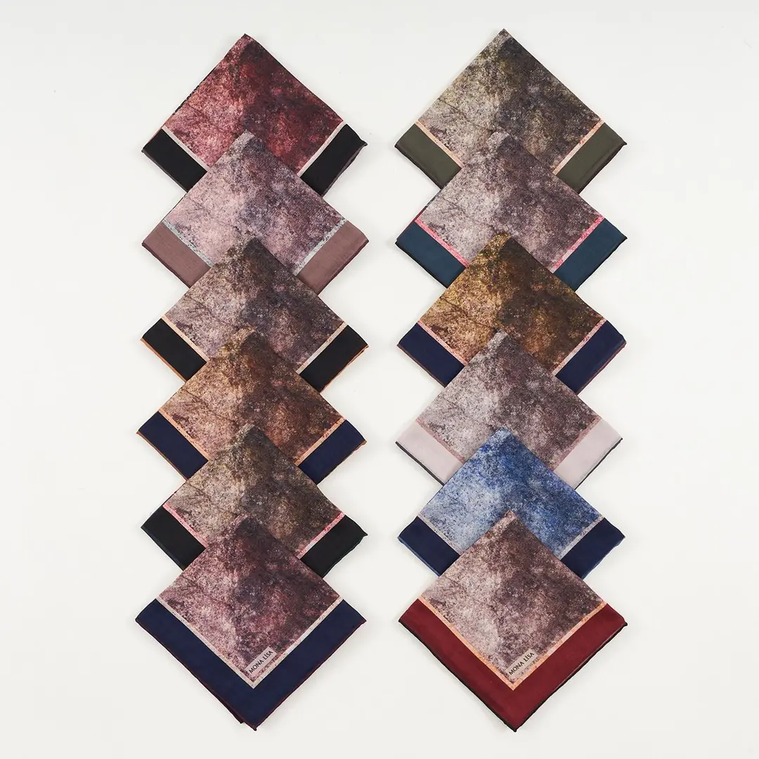 Monalisa El Dikişli Digital Soft Pamuk Dg-100 4670 Mix Paket Eşarp