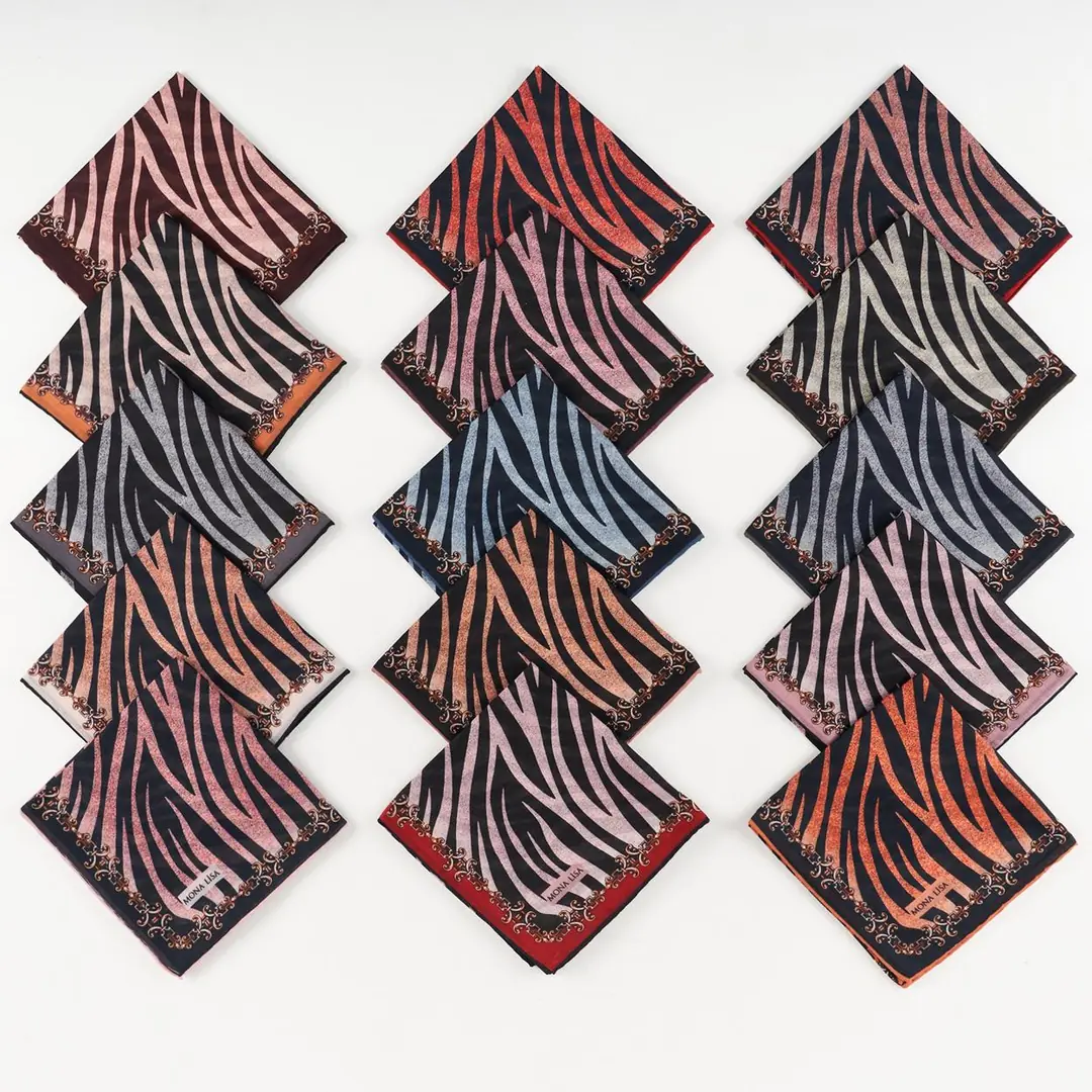 Monalisa El Dikişli Digital Soft Pamuk Dg-100 4798 Mix Paket Eşarp