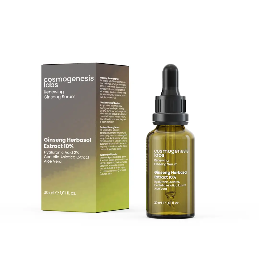 Cosmogenesis Labs Renewing Ginseng Serum 30 ml Yenileyici Sıkılaştırıcı l Cosmogenesis Labs