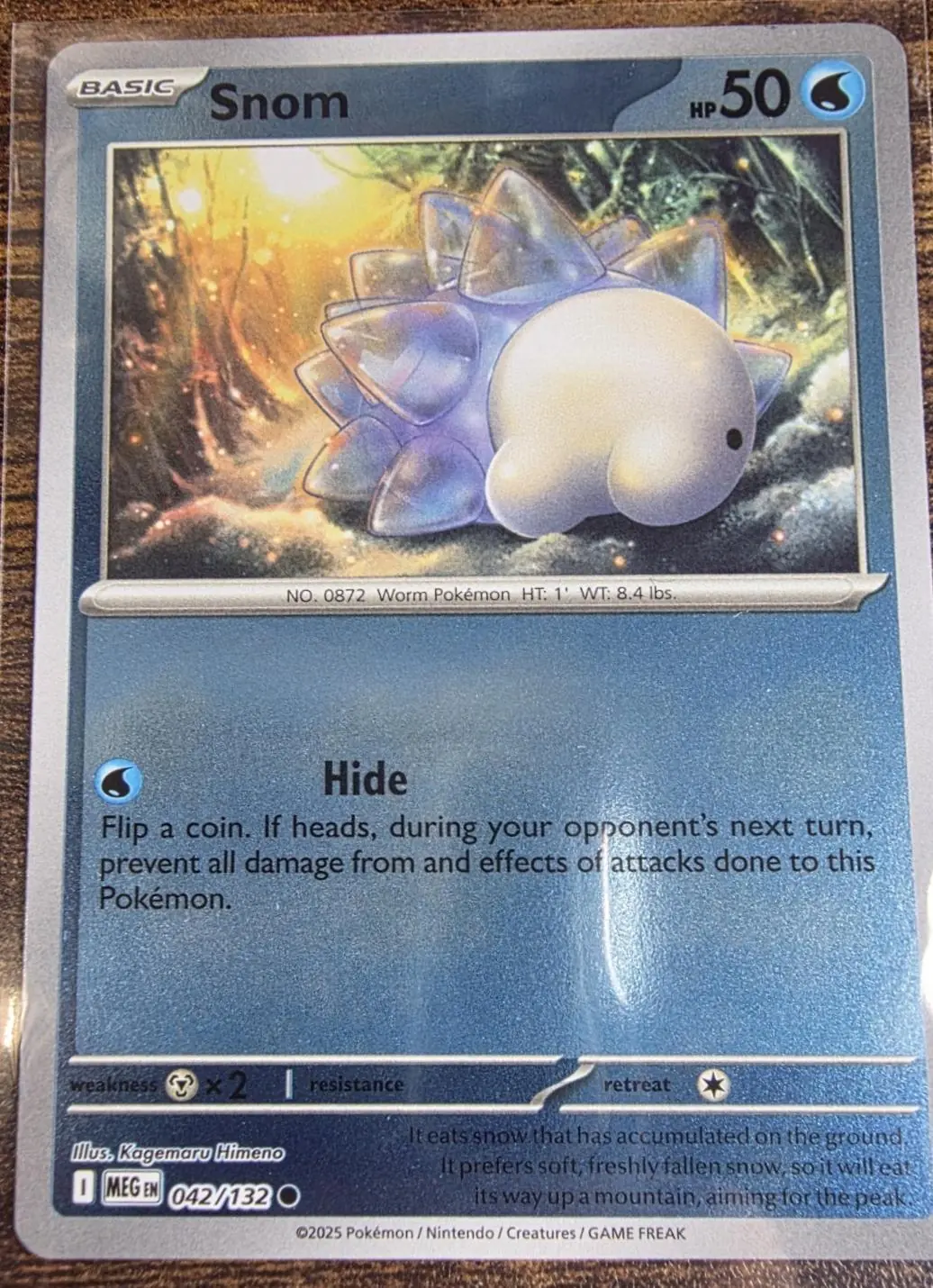 Snom [Reverse Holo] #42 Pokemon Mega Evolution