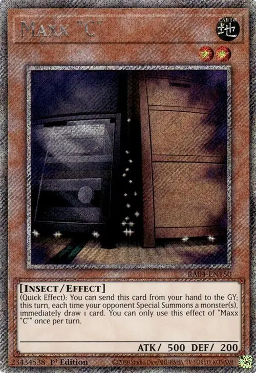 Maxx "C" (Platinum Secret Rare) - Quarter Century