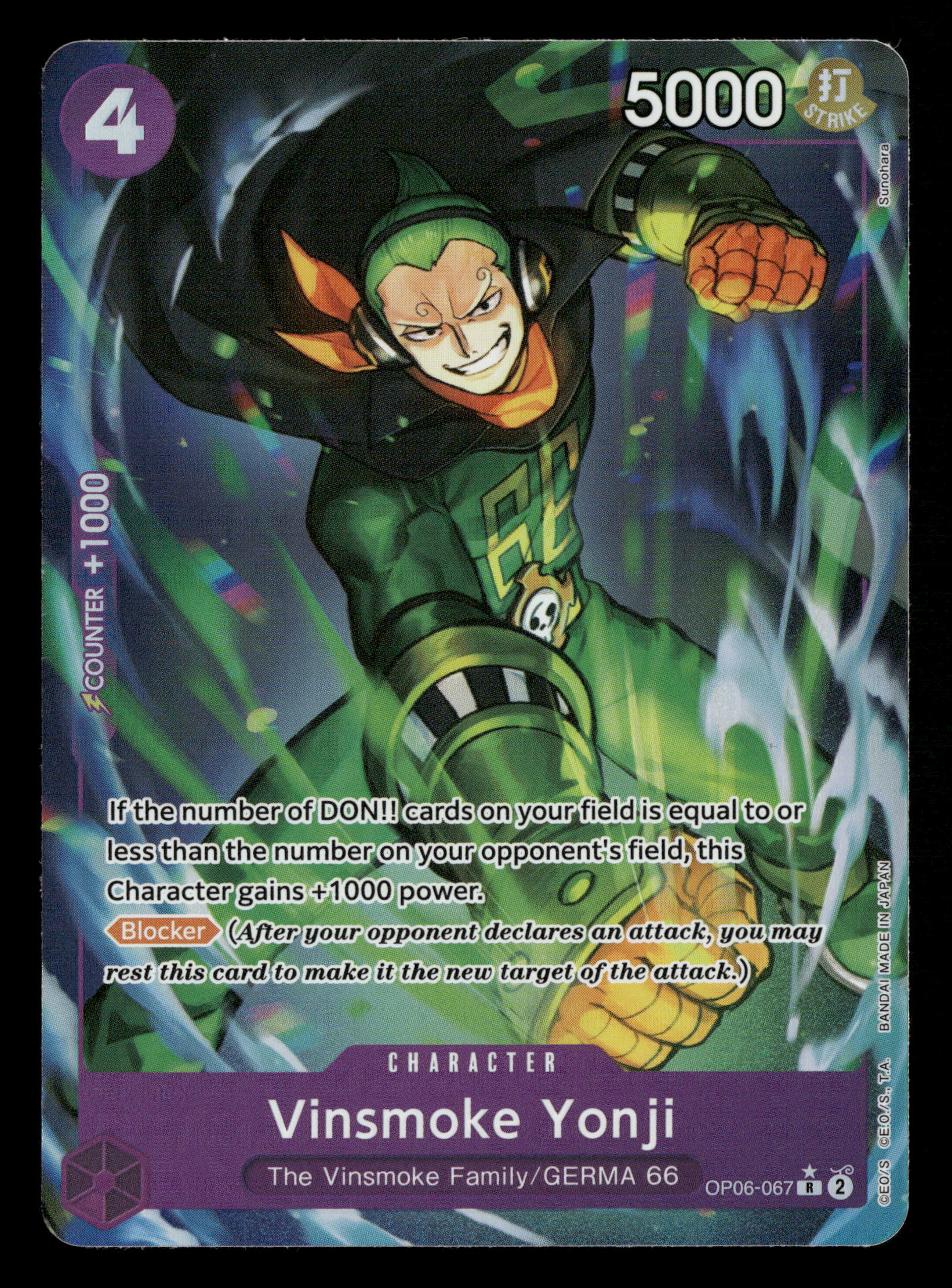 Vinsmoke Yonji (OP06-067) (Full Art)