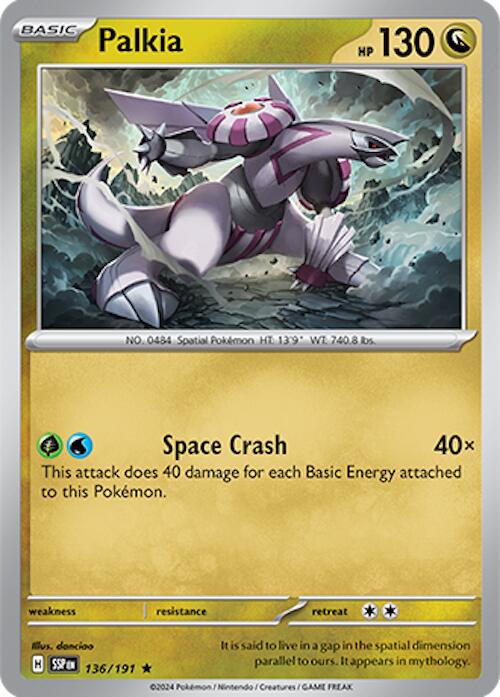Palkia (Holo) #136 Pokemon Surging Sparks