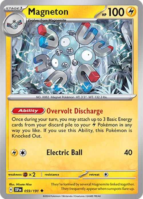 Magneton #59 Pokemon Surging Sparks