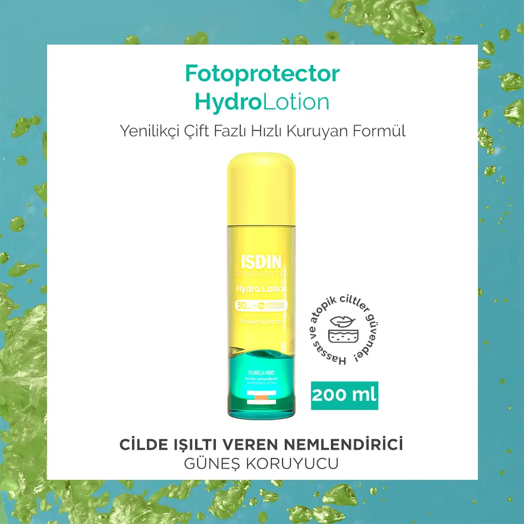 Fotoprotector Hydro Lotion Spf50 200 ml ISDIN Türkiye