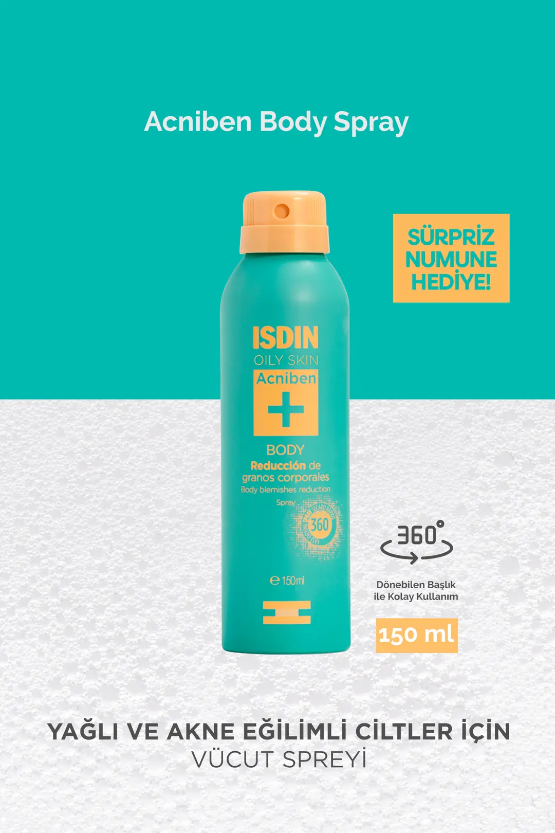 Acniben Body Spray 150 ml ISDIN Türkiye