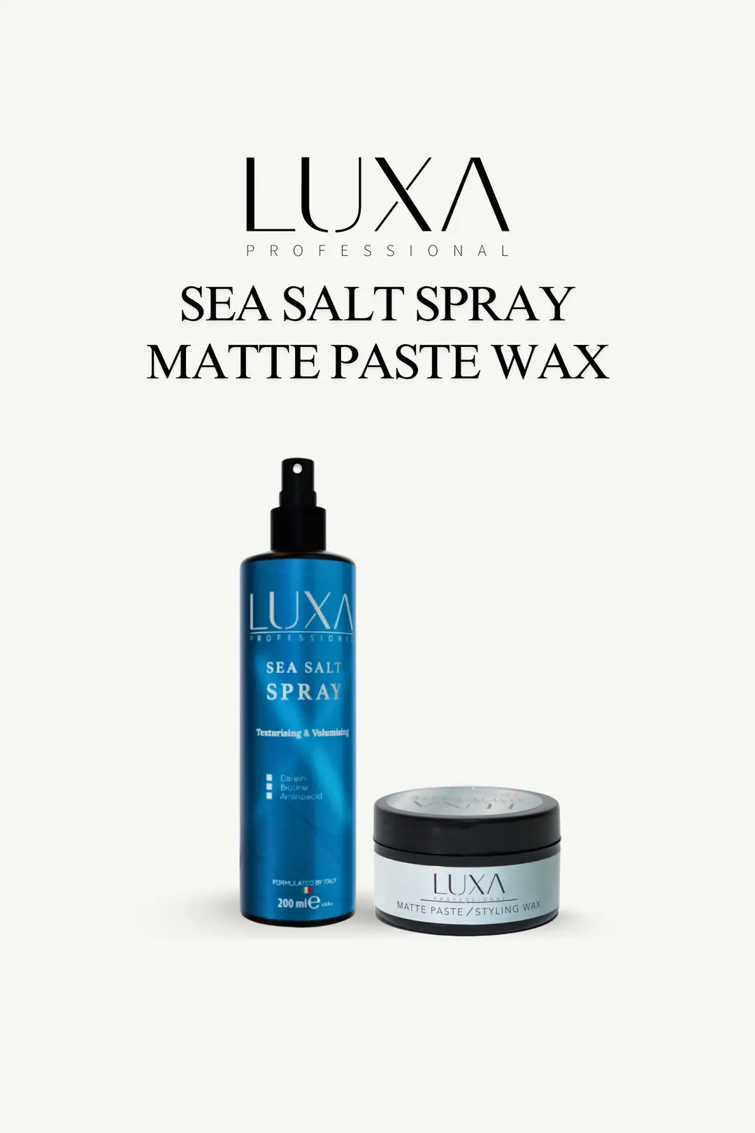 Luxa Deniz Tuzu Spreyi 200 ml + Mat Wax 100 ml