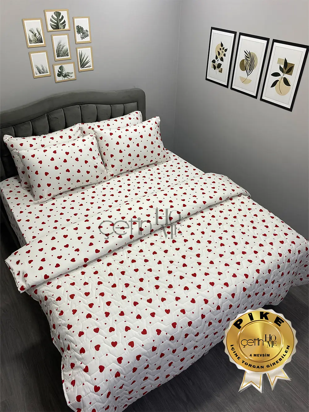 4 Mevsim Çarşaflı Kalp