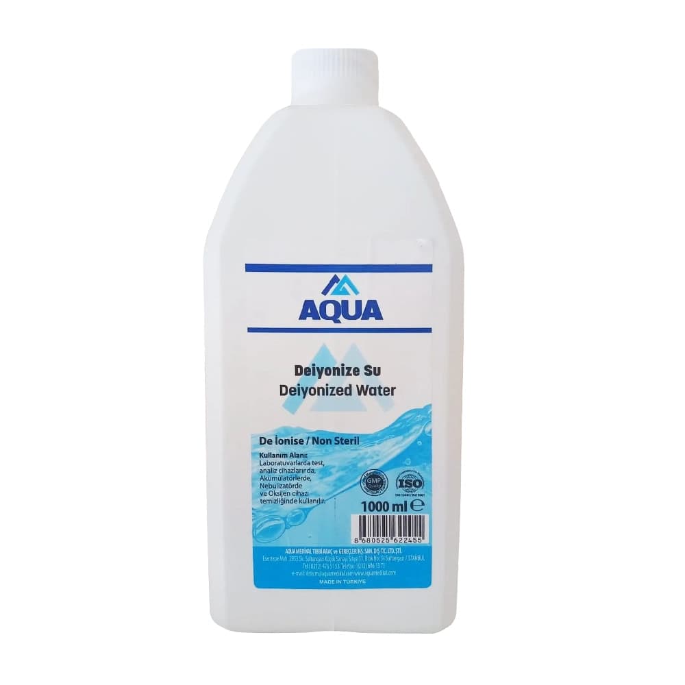 Aqua Deiyonize Su 1lt | Medikaliste