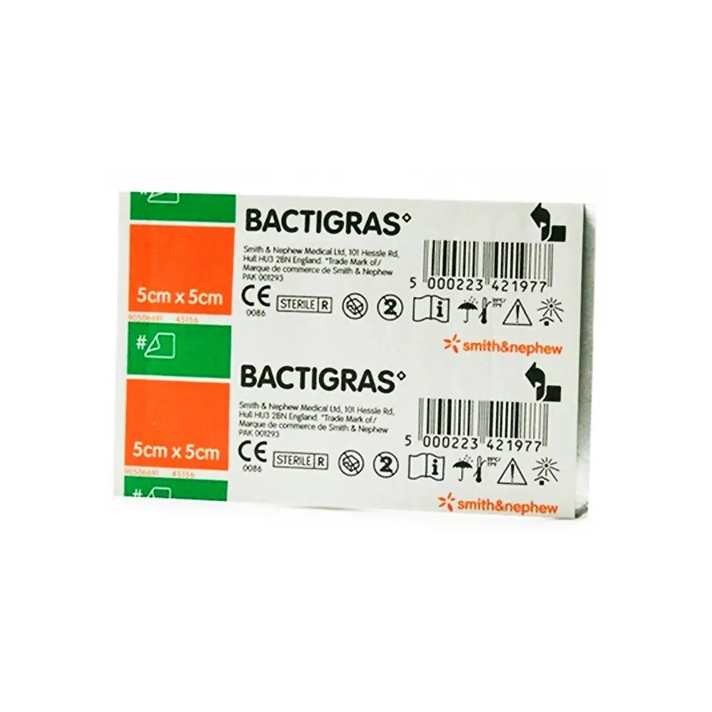 Bactigras Antiseptik Sargı Yara Bakım Örtüsü 5CM*5CM | Medikaliste