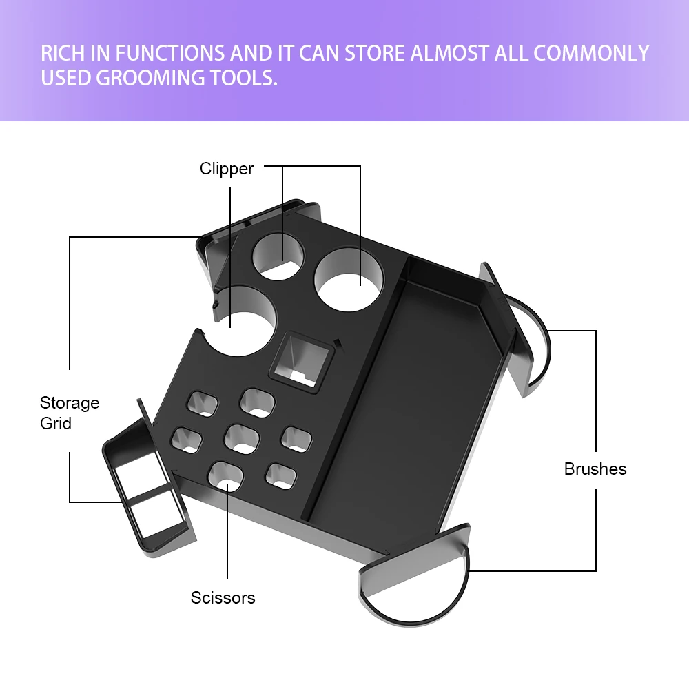 SHERNBAO PET KUAFÖR MASASI DELUXE EKİPMAN TUTUCU