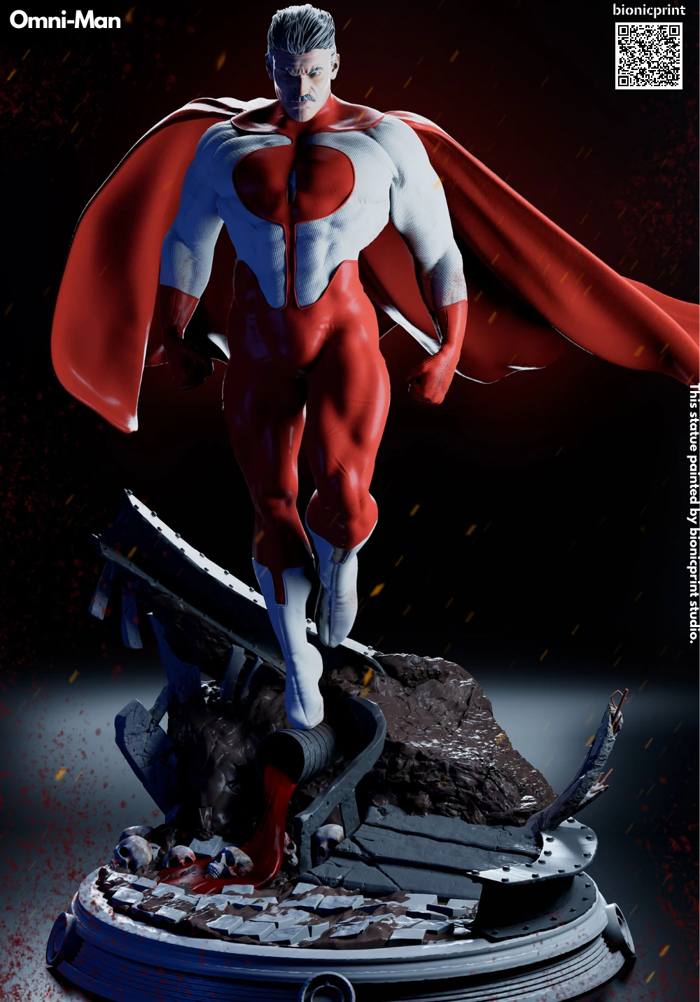 ArtStation Omni-Man Statue (Fan Art 3D Print Model), 52% OFF