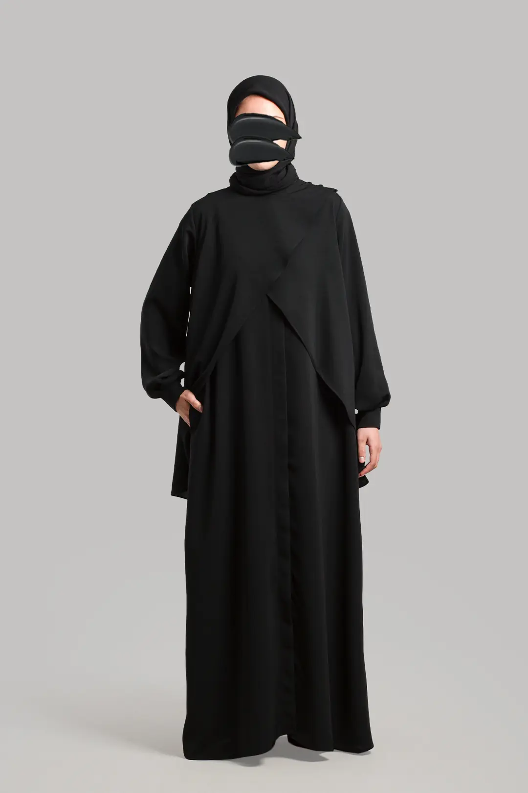 Fermuarlı Allerli Ferace