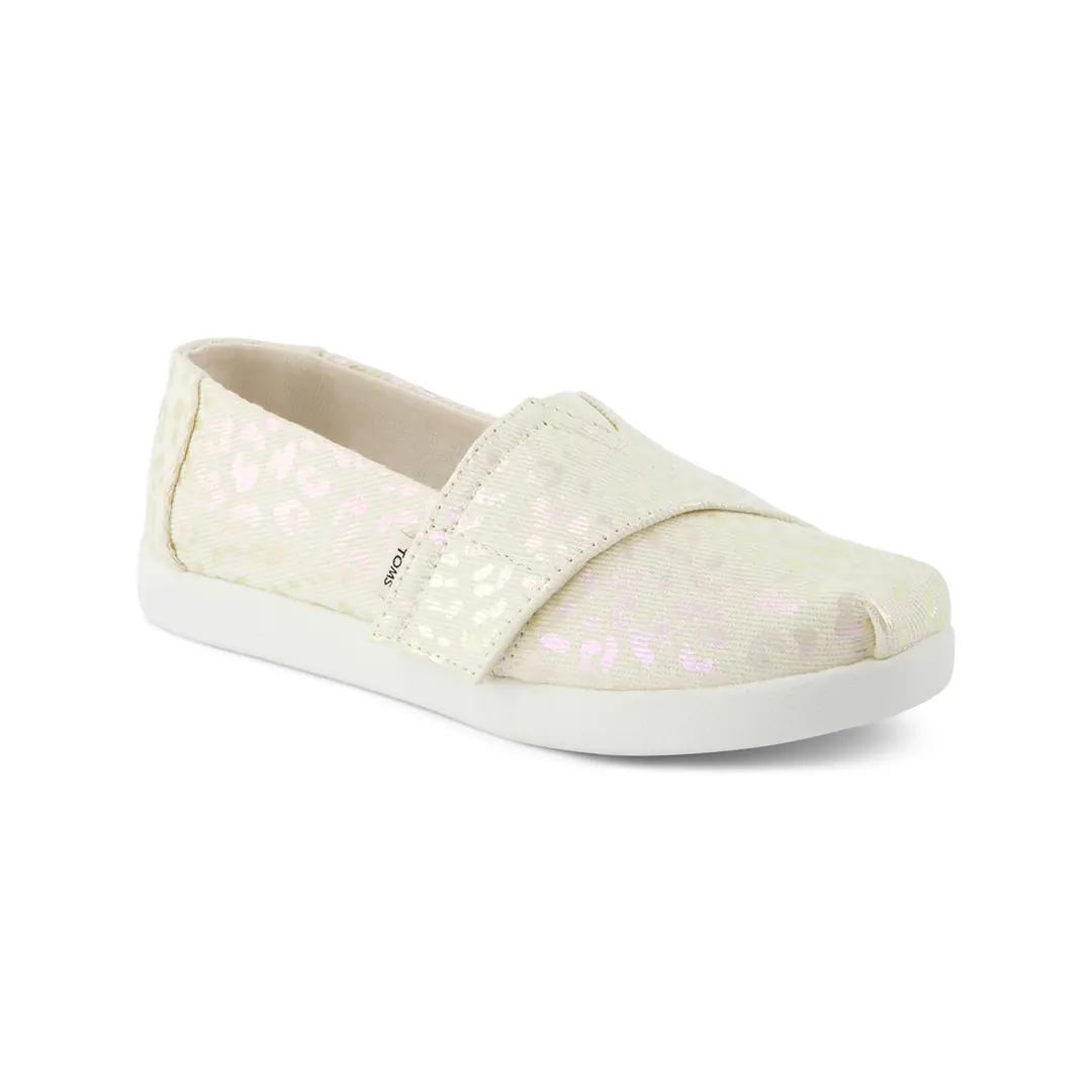10022057 Toms Alpargata Classic Iridescent Leopard Natural