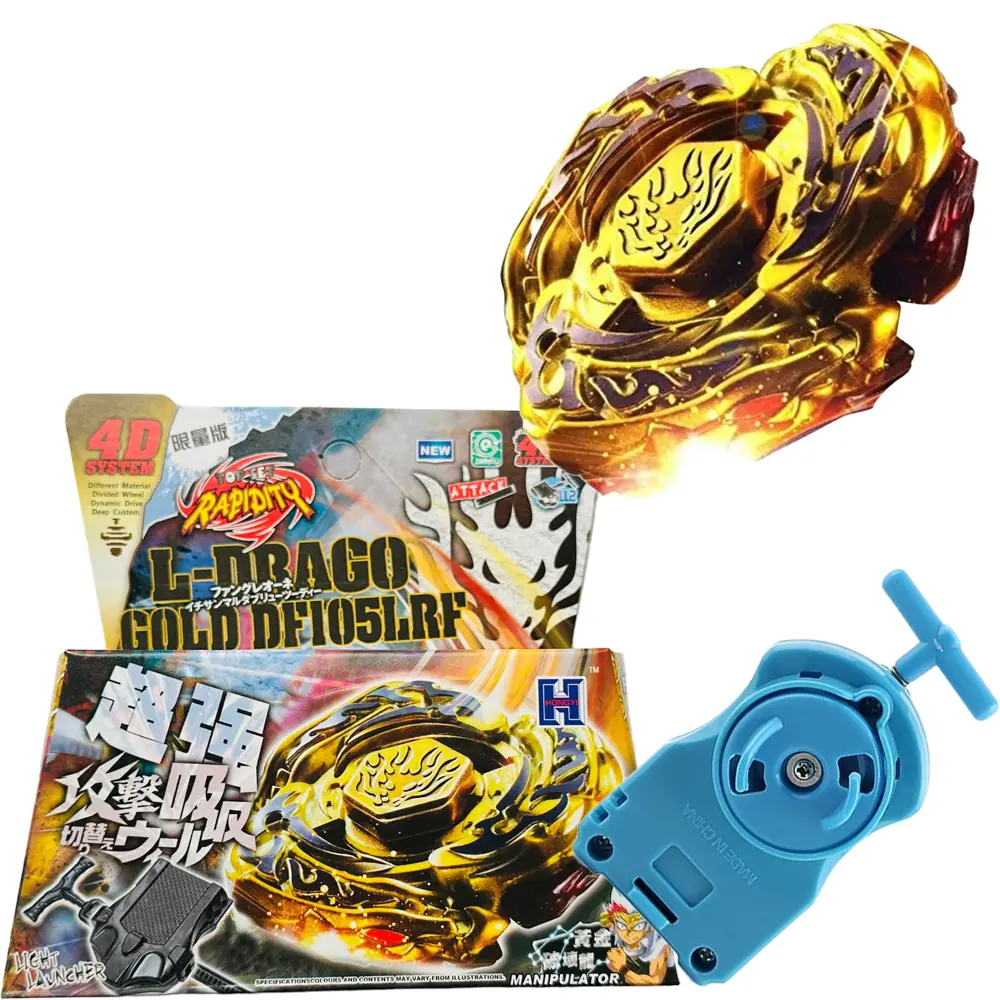 EFOTECH - L-DRAGOGOLD BEYBLADE METAL FUSION L-Drago Gold 158-30M