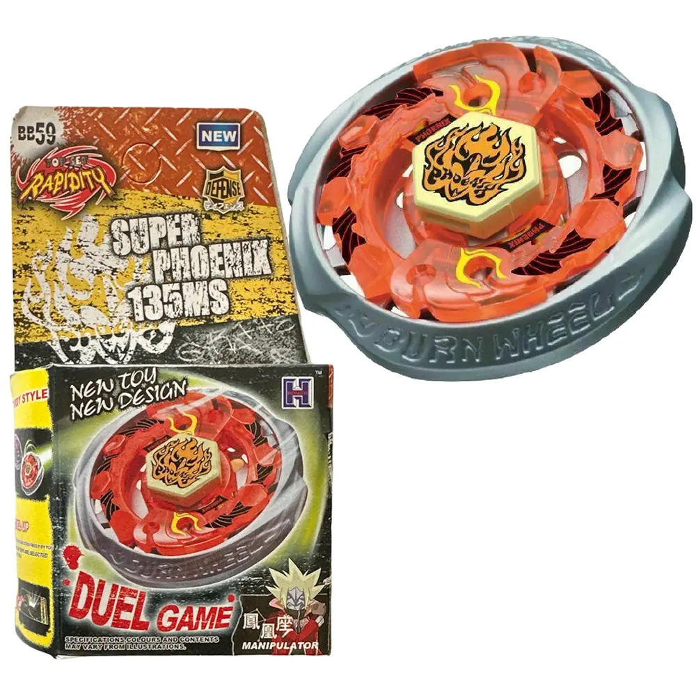 EFOTECH - BB59 BEYBLADE METAL FUSION Burn Fireblaze Phoenix (FIRLATICISIZ)