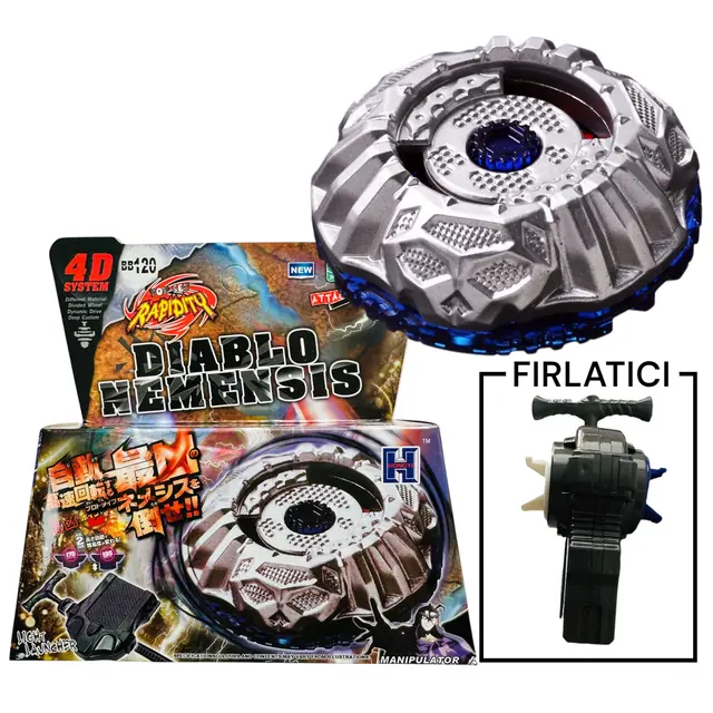 RAPIDITY - BEYBLADE BB120 Prototype Nemesis Metal Fusion 4D System