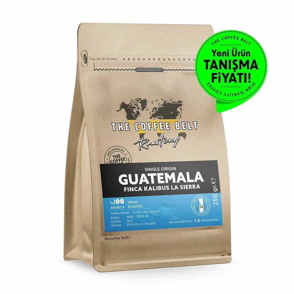 Guatemala Finca Kalibus La Sierra Yöresel Kahve Çeşitleri Ve Fiyatları
