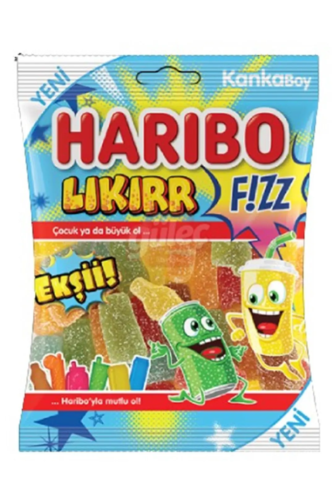 Haribo Fizz Fries Ekşi Jelibon 70 G Yeni