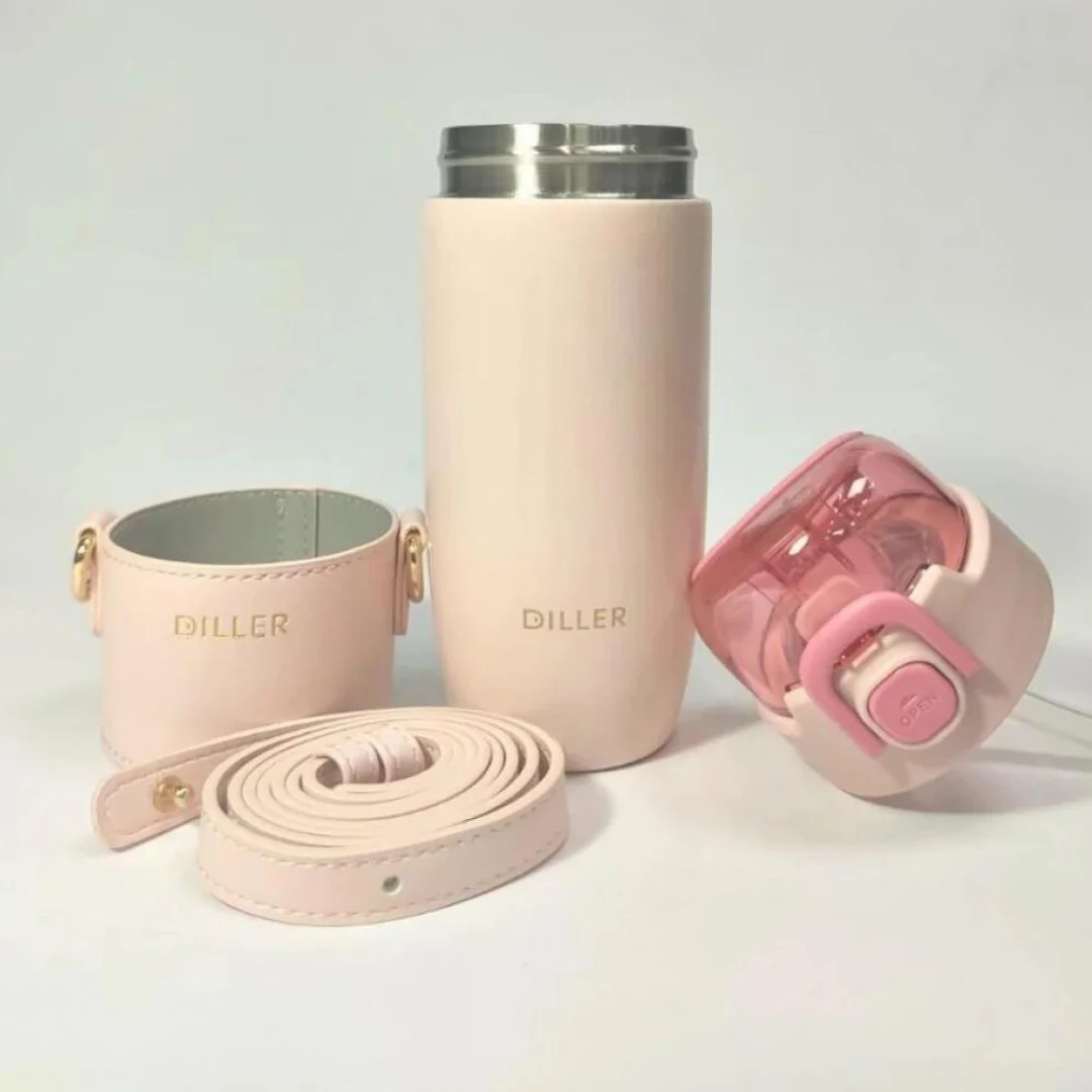 Çelik Pipetli Termos Matara 360ml | Miniso