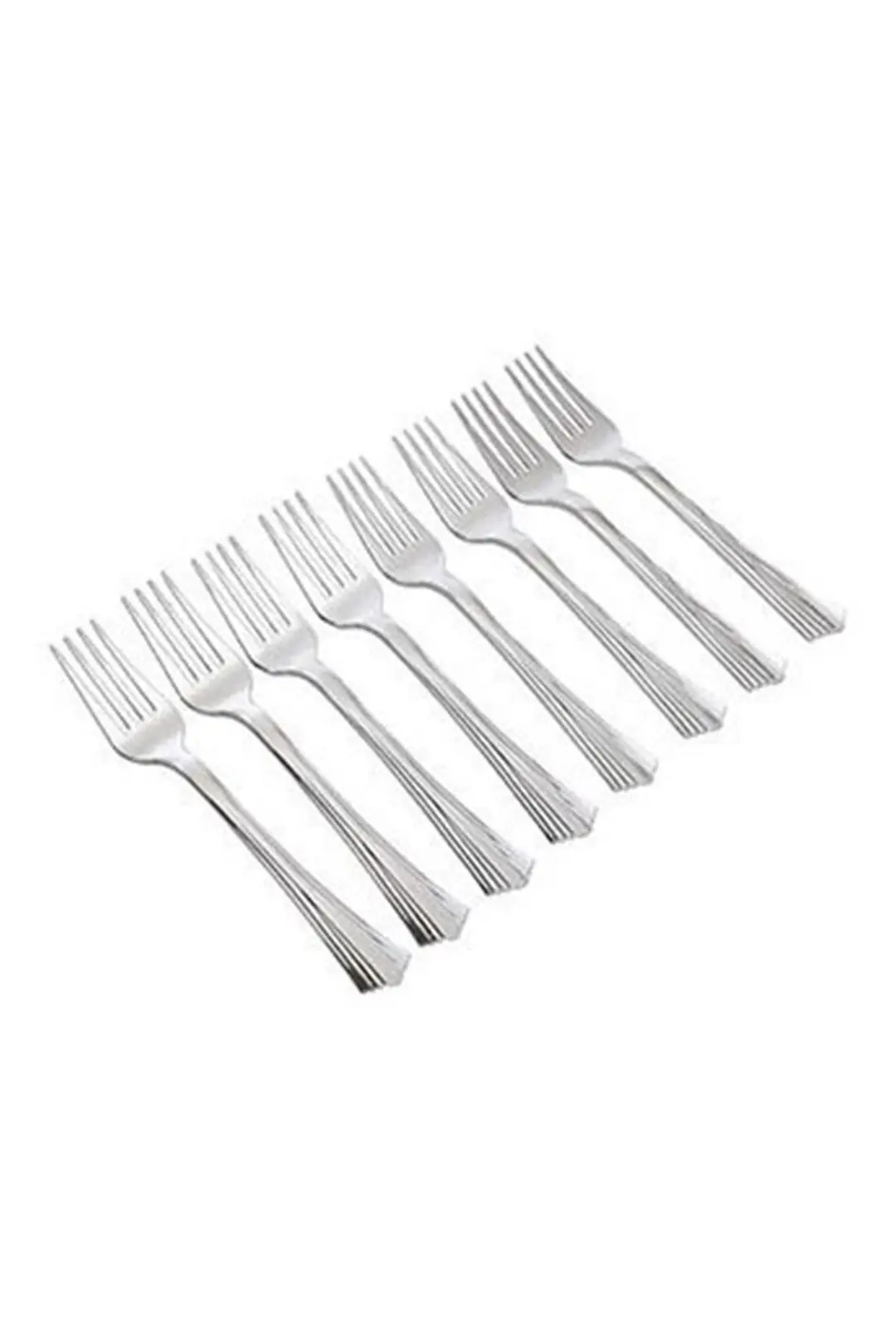 Tek Kullanımlık Çatal Set (8'li) Gri | Miniso