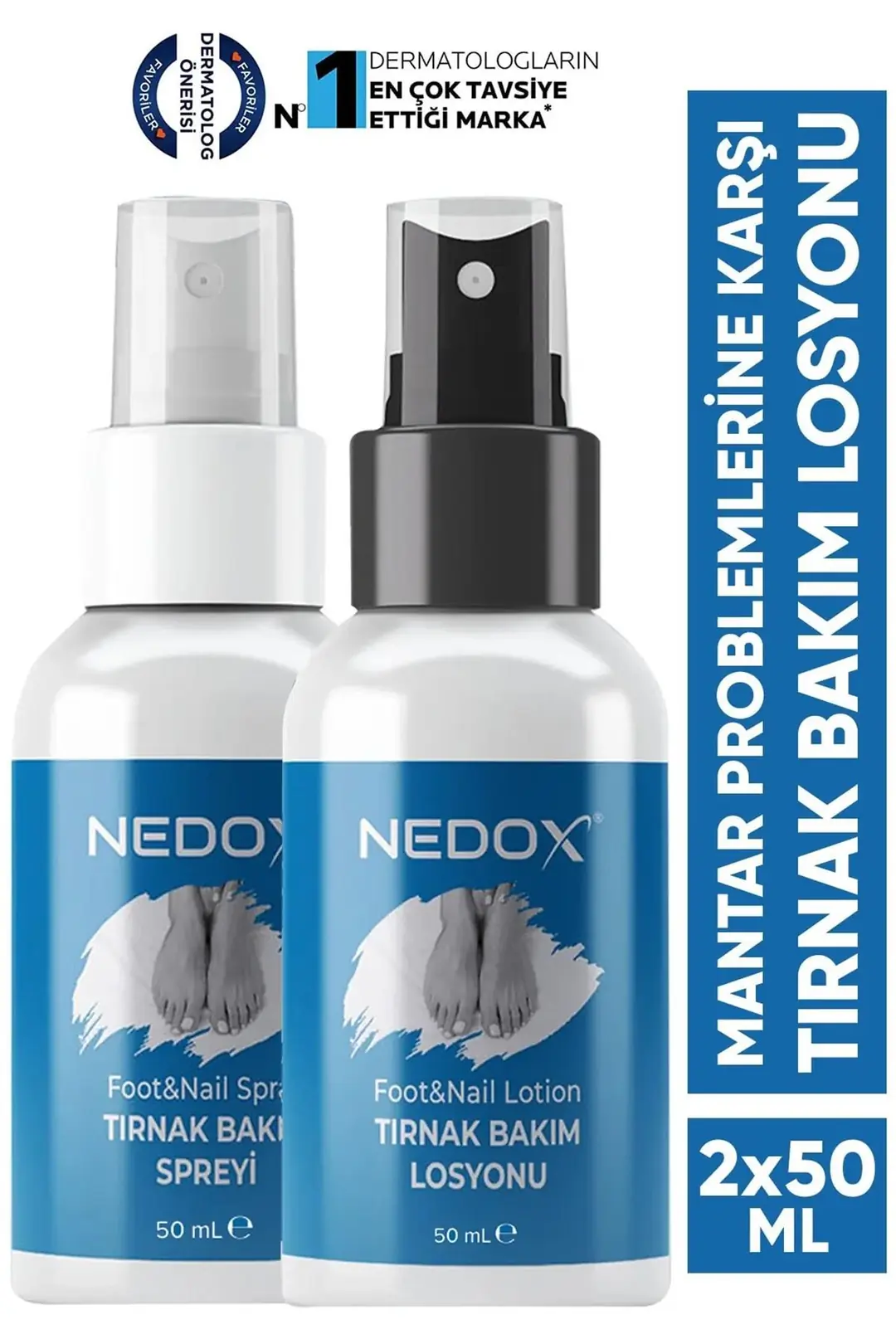 Nedox Tırnak Bakım Sprey Ve Losyon Seti 50 Ml | Miniso