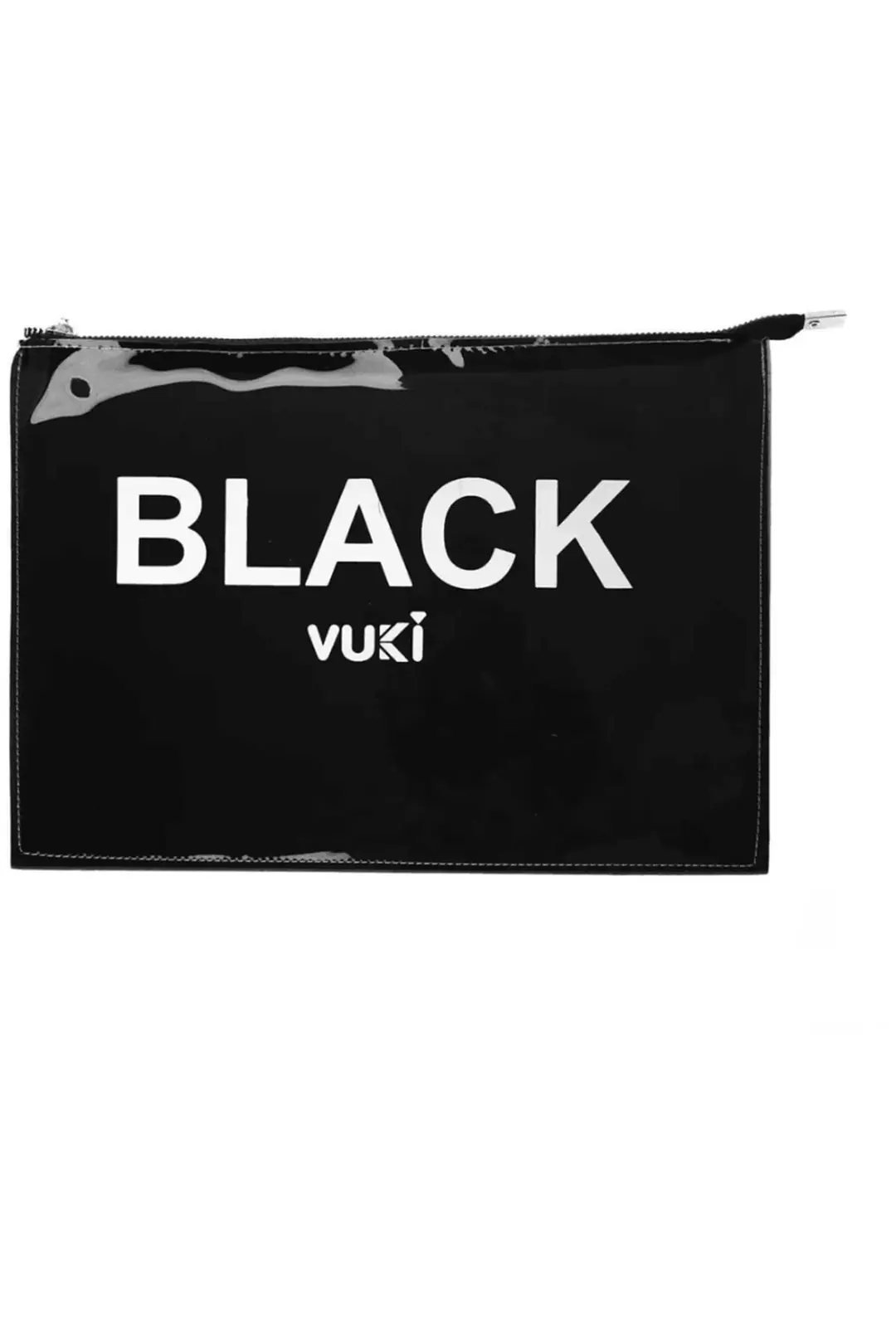 Vuki Fermuarlı Şeffaf Dosya Siyah A4 | Miniso