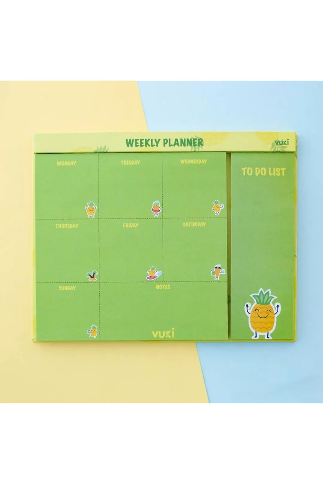 Vuki Haftalık Planlayıcı - Ananas | Miniso