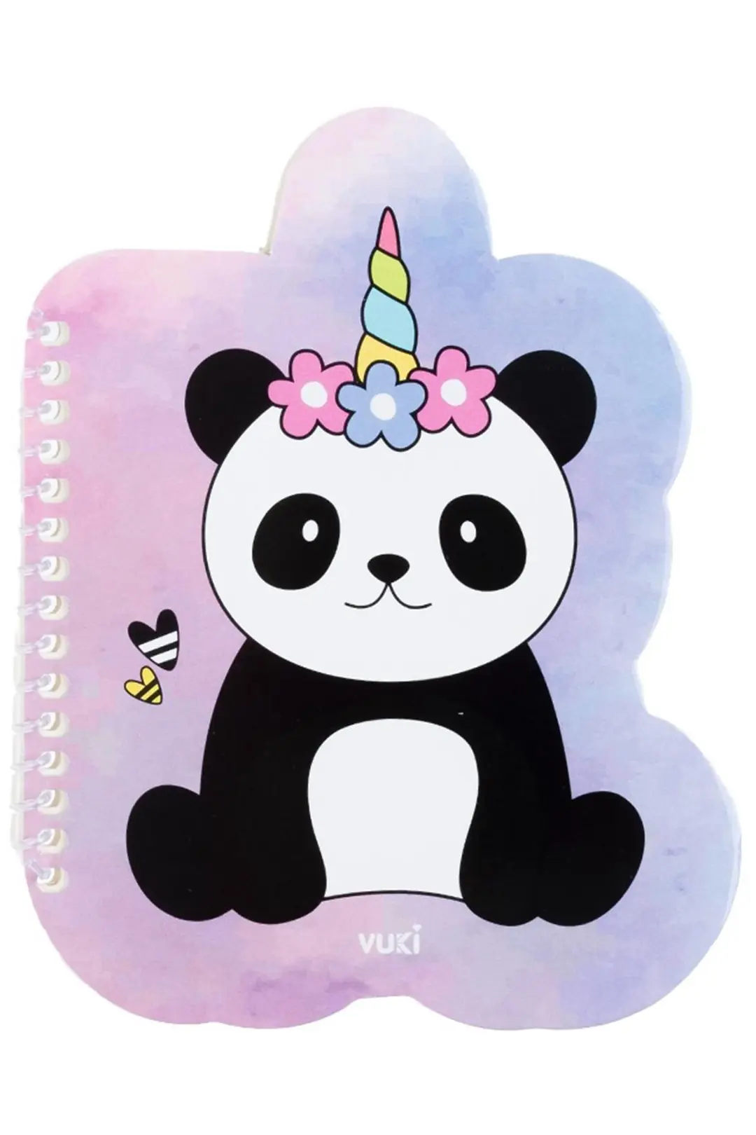 Vuki Panda Spiralli Mini Defter