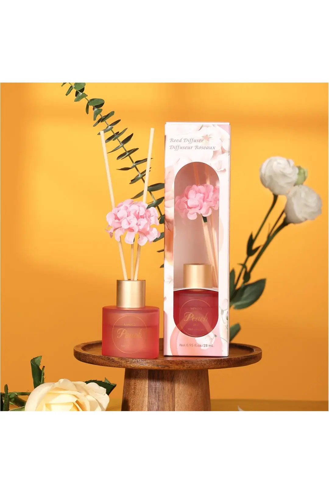 Lüks Çiçek Serisi Şeftali Oda Kokusu | Miniso