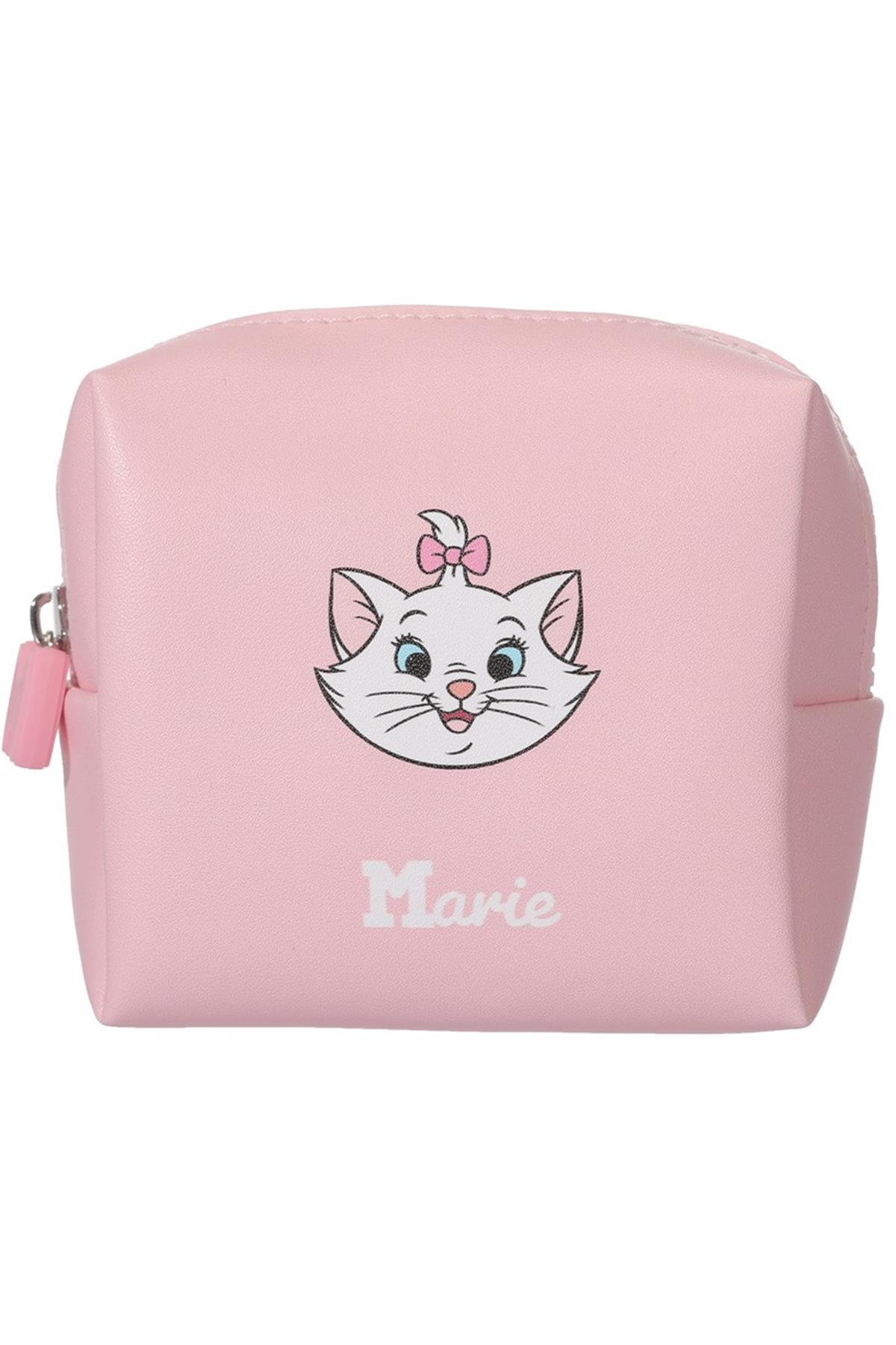 Disney Marie Lisanslı Kare Pembe Mini Çanta | Miniso