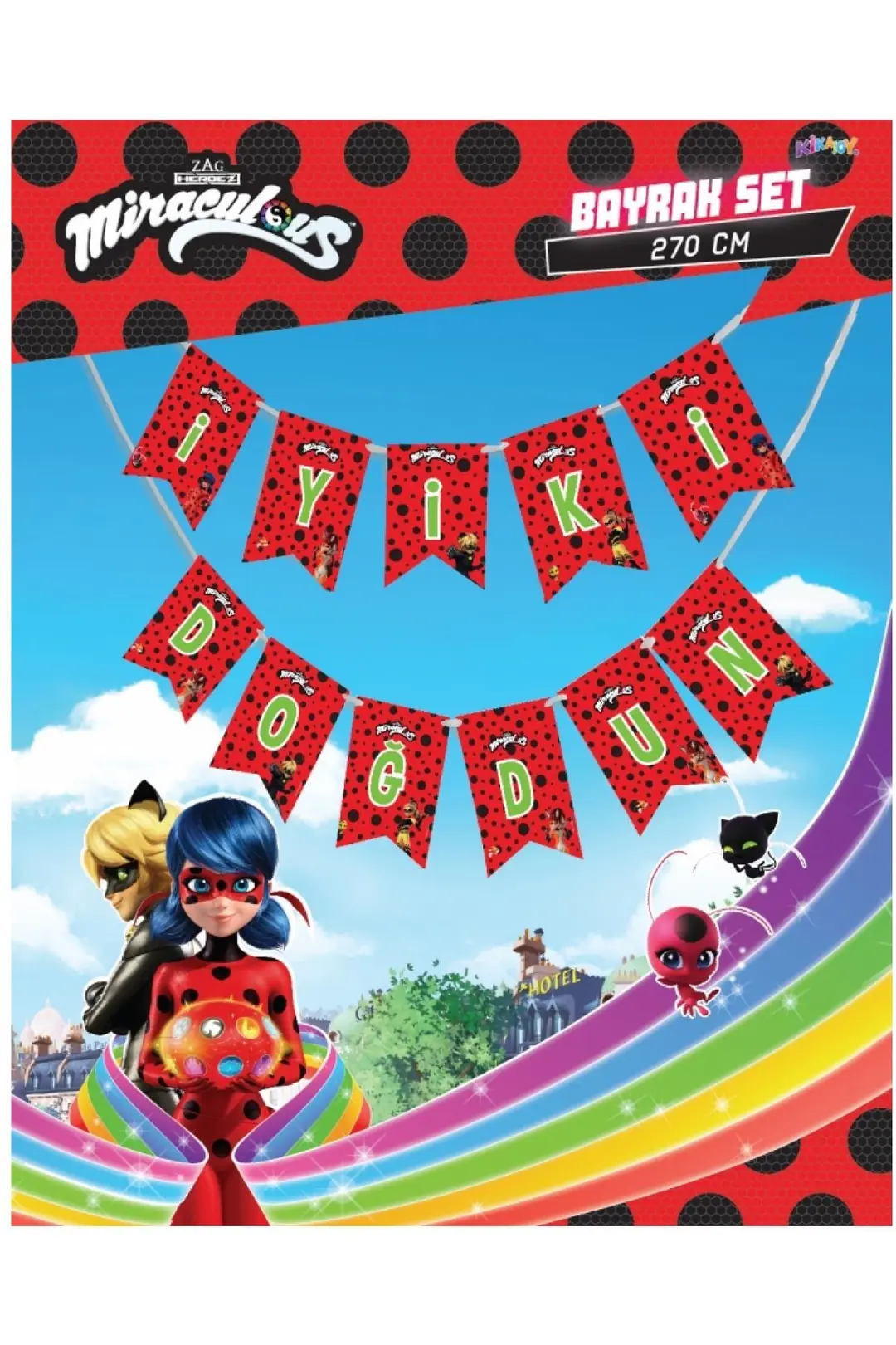 Miraculous Super Heroez İyi ki Doğdun Harf Afiş