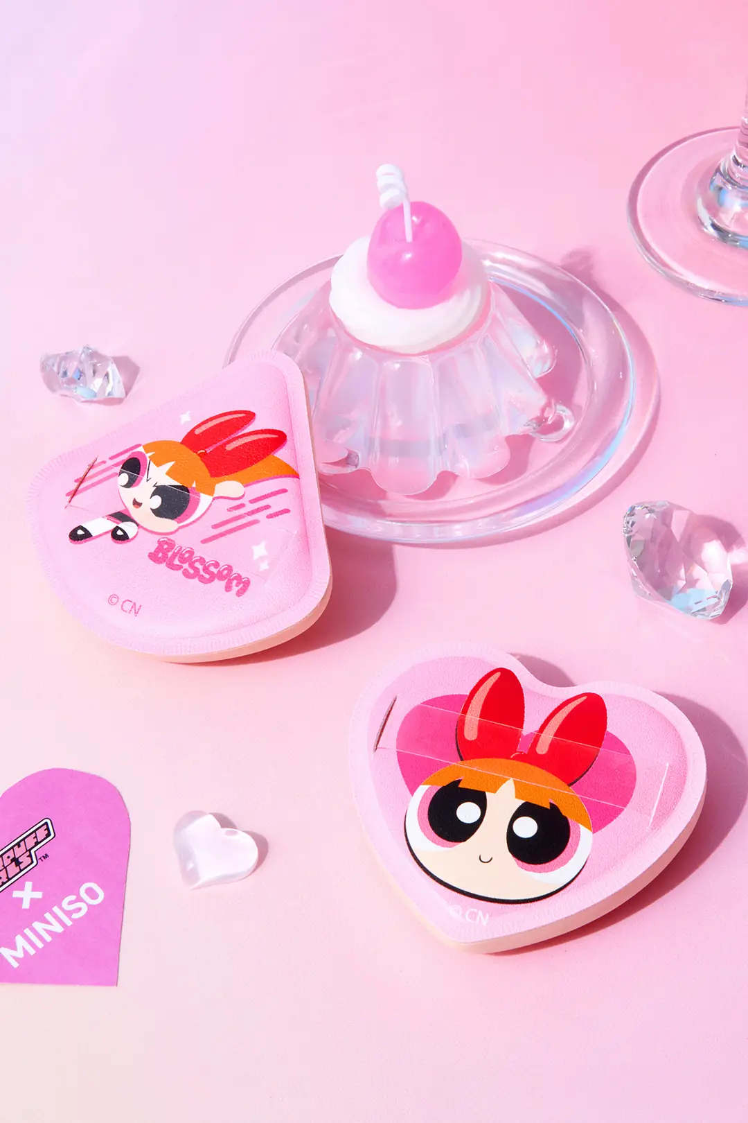 Powerpuff Girls Blossom Lisanslı Makyaj Puf Seti | Miniso