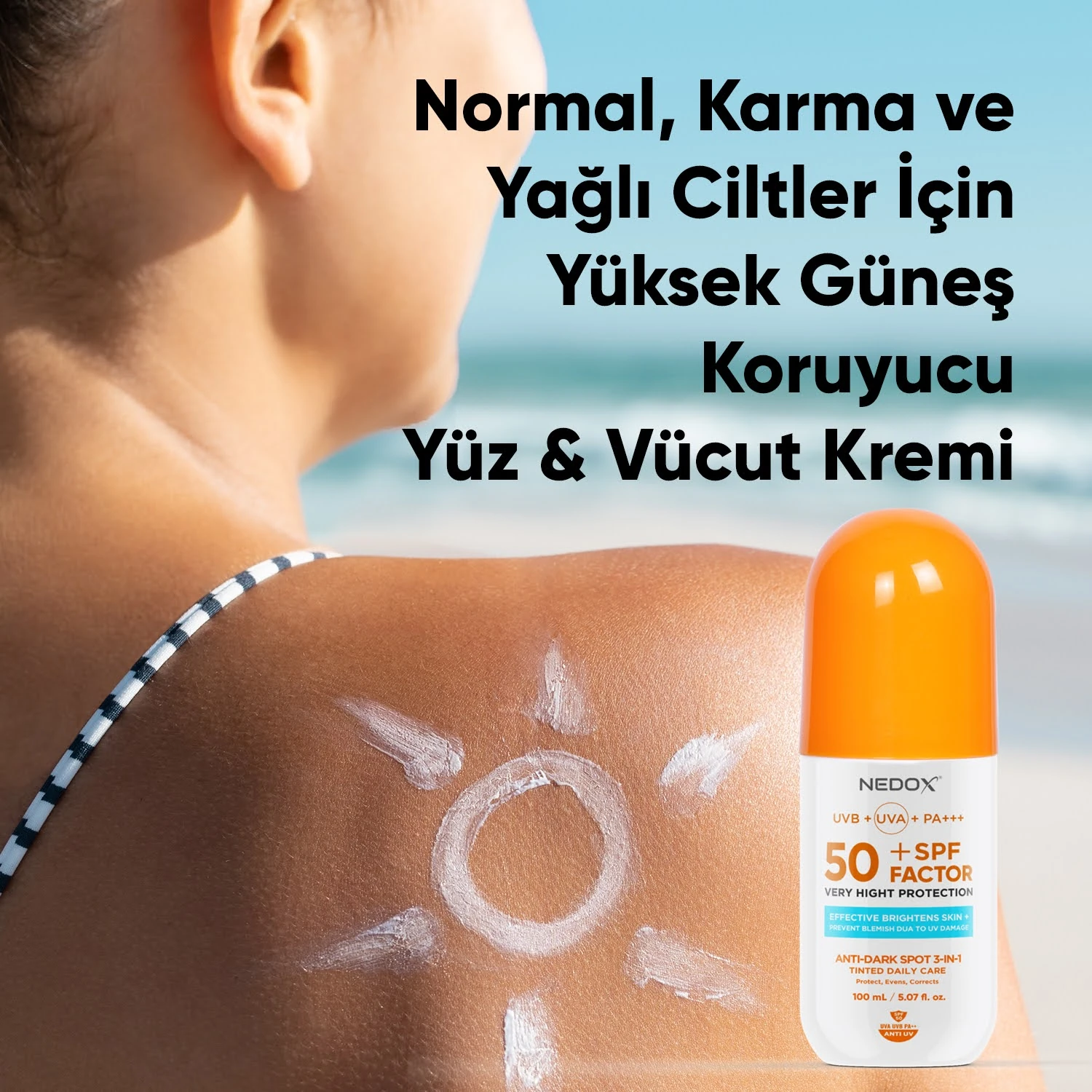 NEDOX Leke Karşıtı Spf 50+ Tüm Ciltler İçin Yüksek Korumalı ...