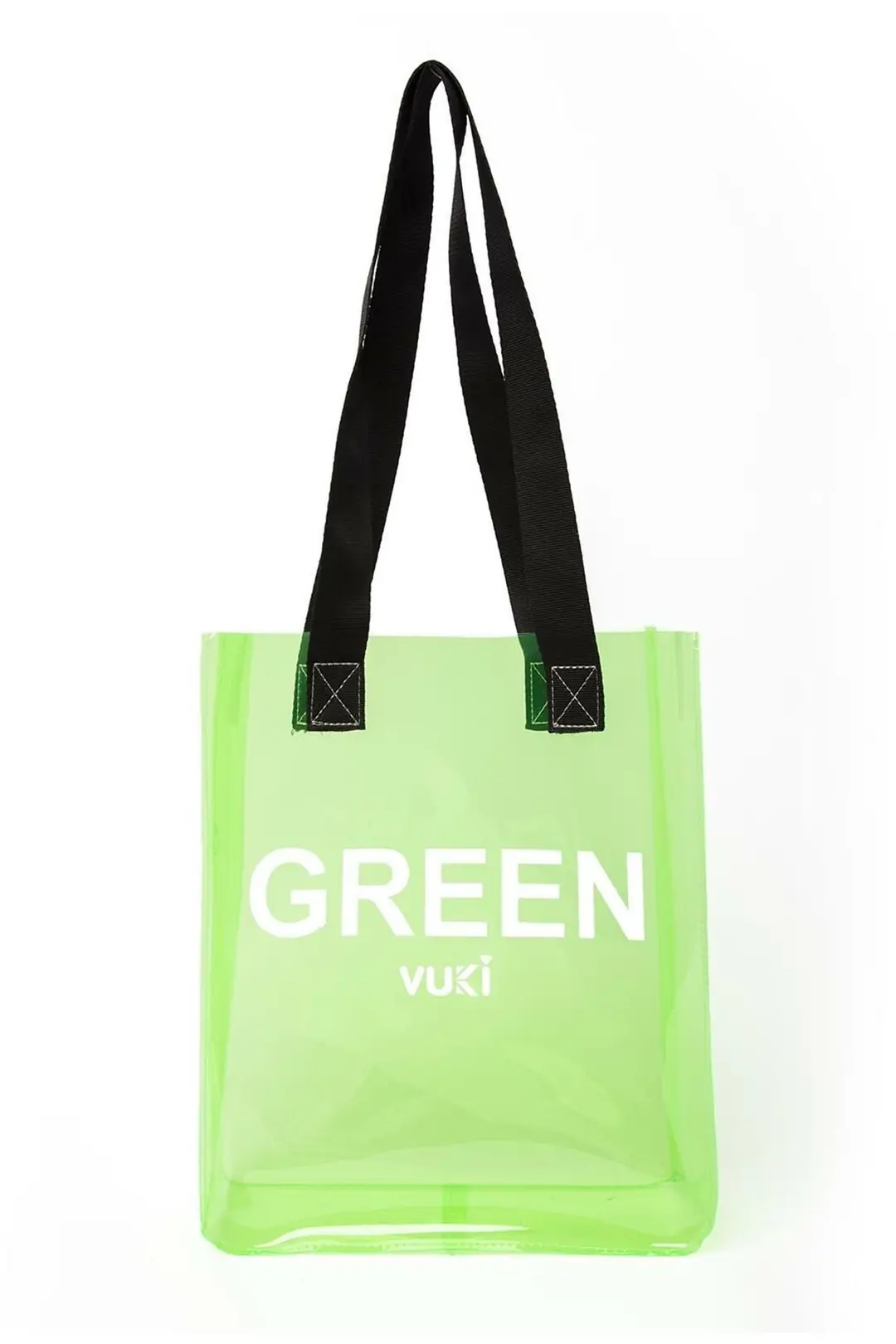 Vuki - Şeffaf Yeşil El Çantası | Miniso