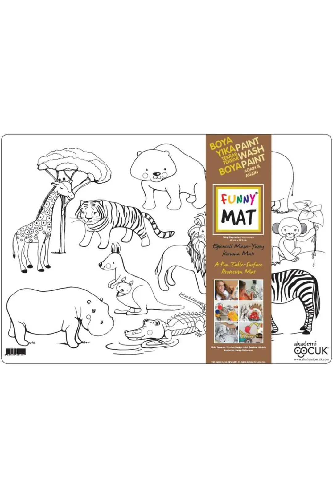 48X33,5Cm Yıkanabilir Çocuk Resim Tablosu | Miniso