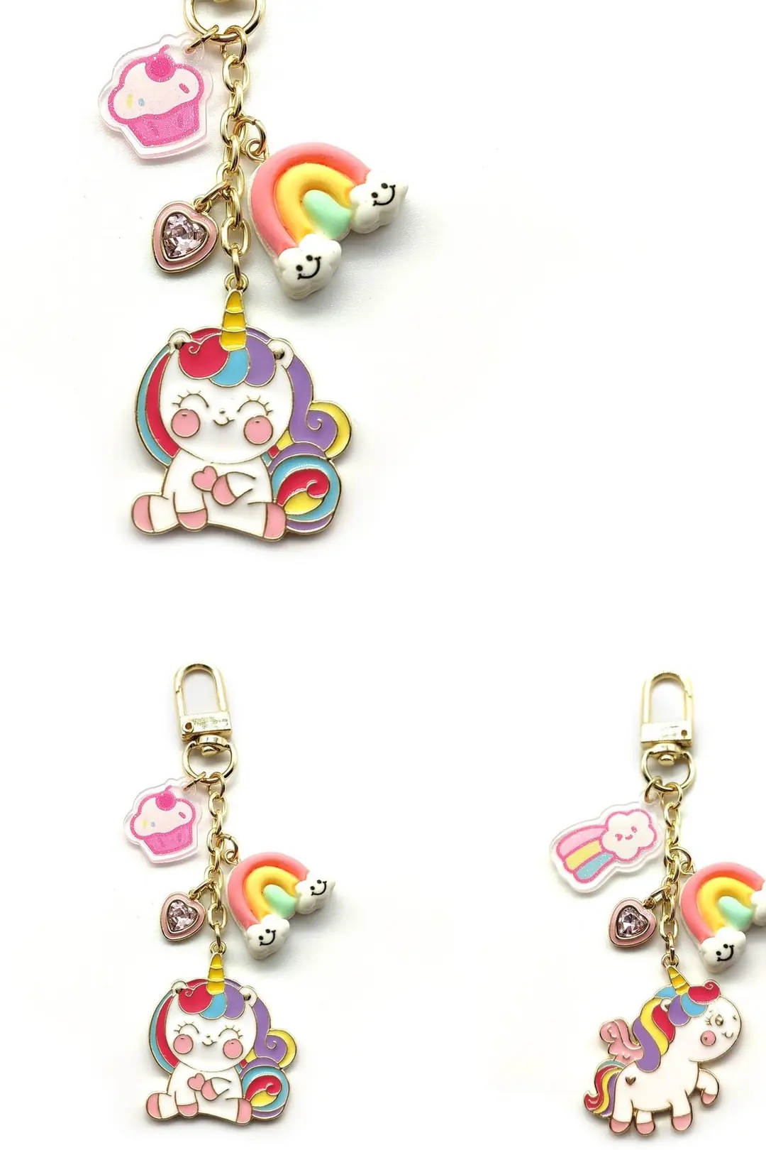 Bebek Unicorn Serisi Metal Figür Anahtarlık | Miniso