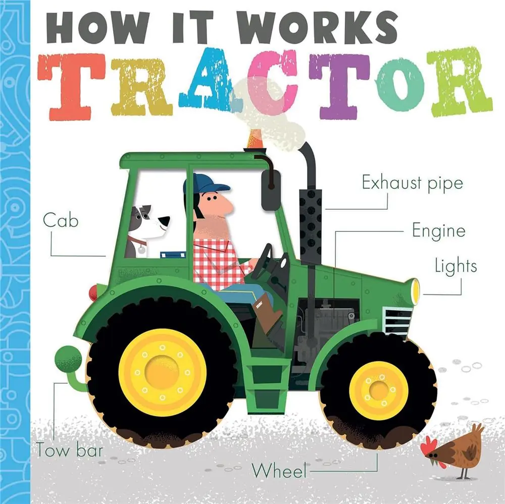 How İt Works: Tractor (Board Book) | Miniso