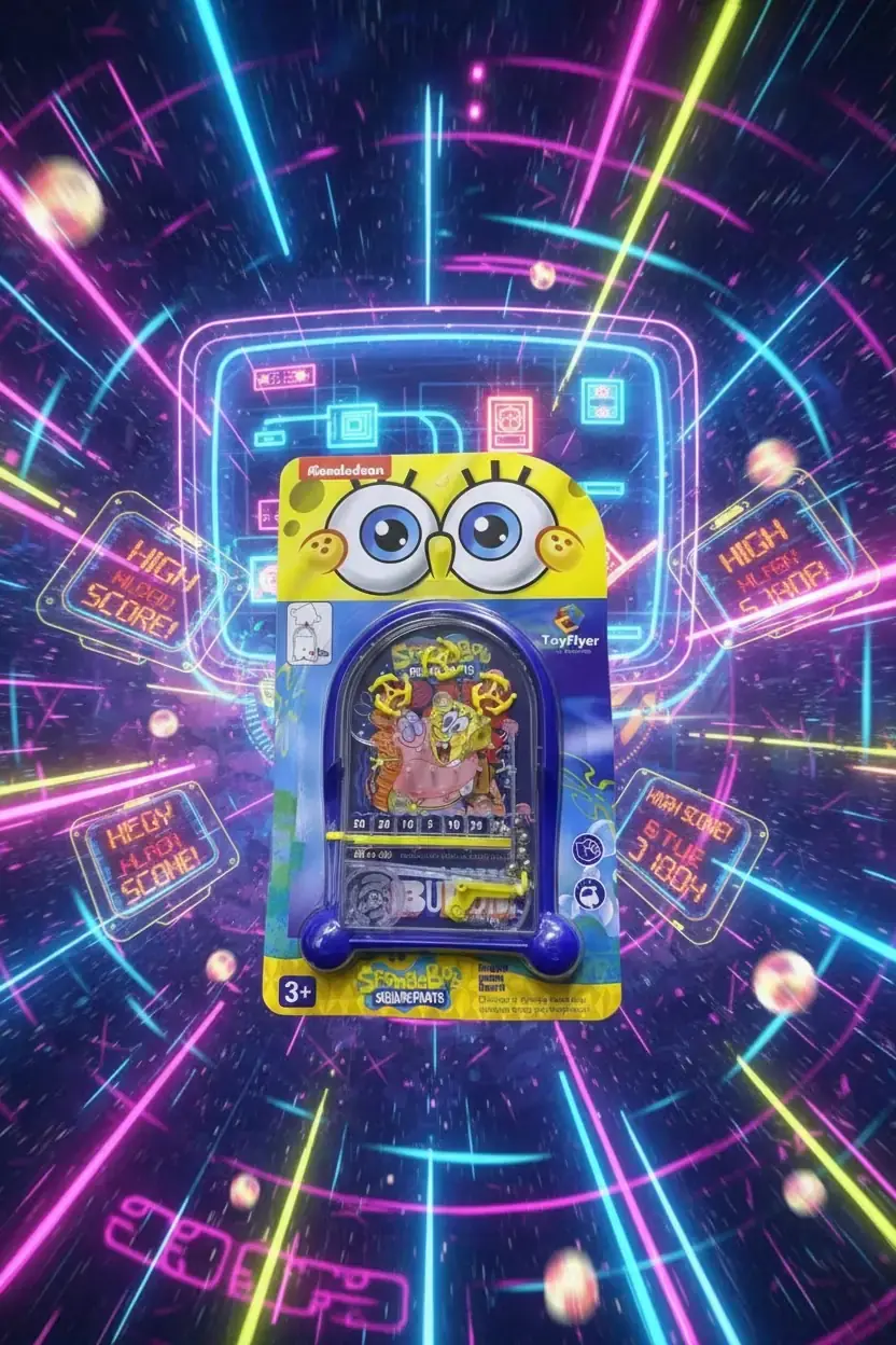 Spongebob Pinball Oyuncağı – Taşınabilir Model | Miniso TR