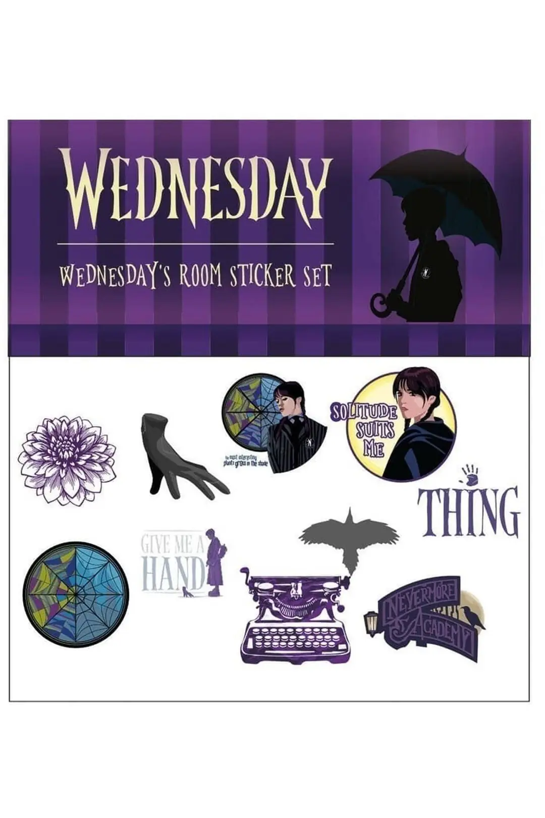 Wednesday'S Room Sticker Set | Miniso