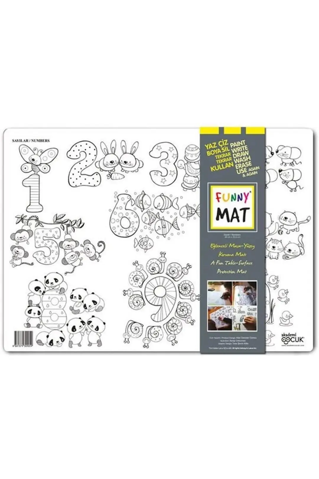 48X33,5Cm Yıkanabilir Çocuk Resim Tablosu | Miniso