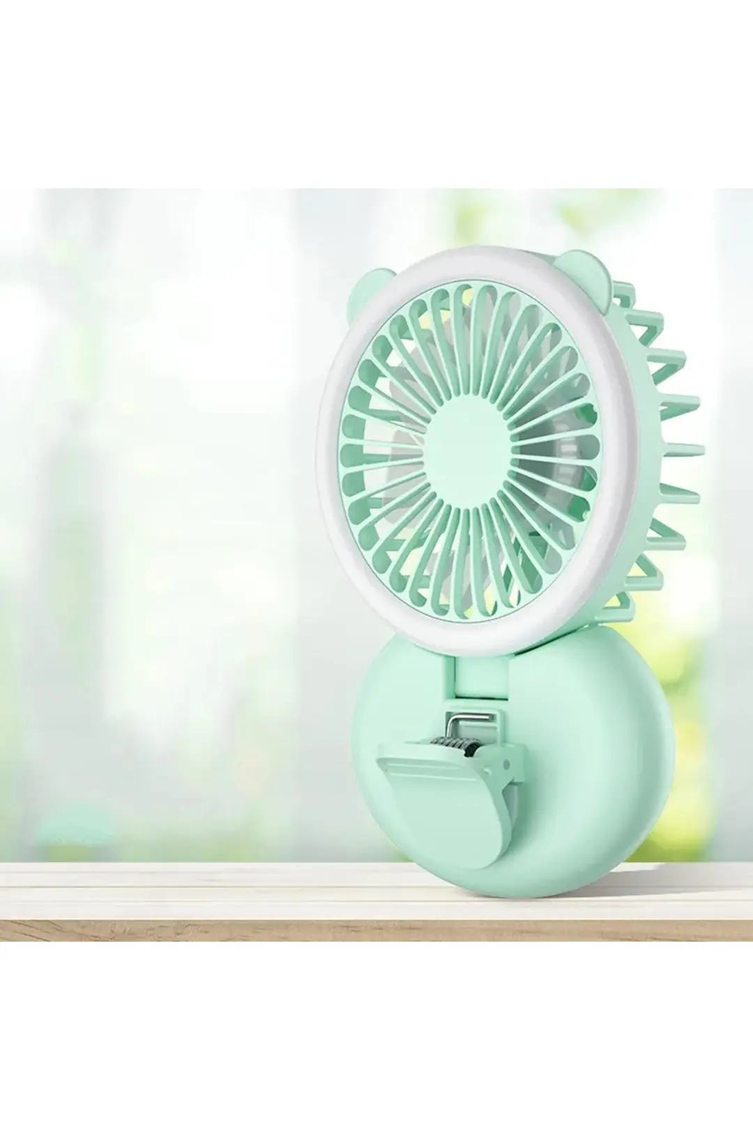 Selfie Işıklı Mini Fan | Miniso