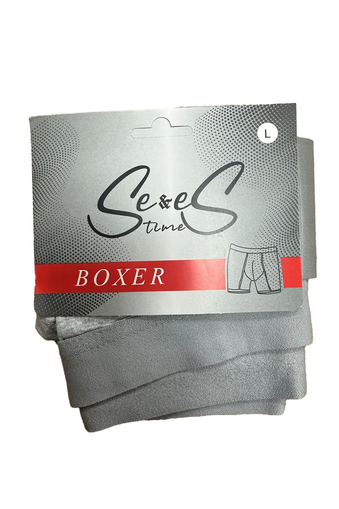Se ve Se L Beden Siyah Erkek Boxer İç Çamaşırı | Miniso