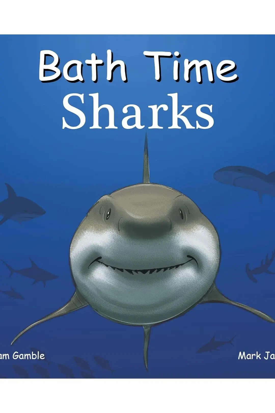 Bath Time Sharks Children's Book | Miniso